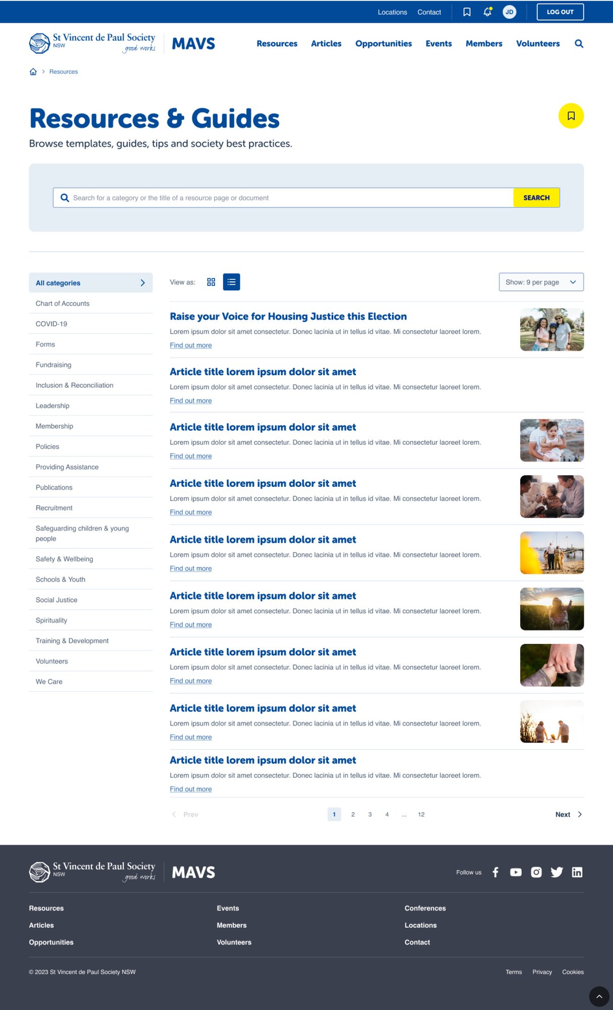 St Vinnies MAVs | Site by Webcoda Digital Agency